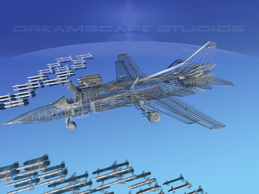 3d dxf mig-23 flogger b fighter