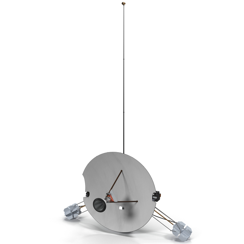 robotic space probe pioneer c4d