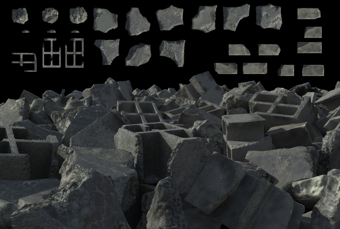 Rubble 3D Models for Download | TurboSquid