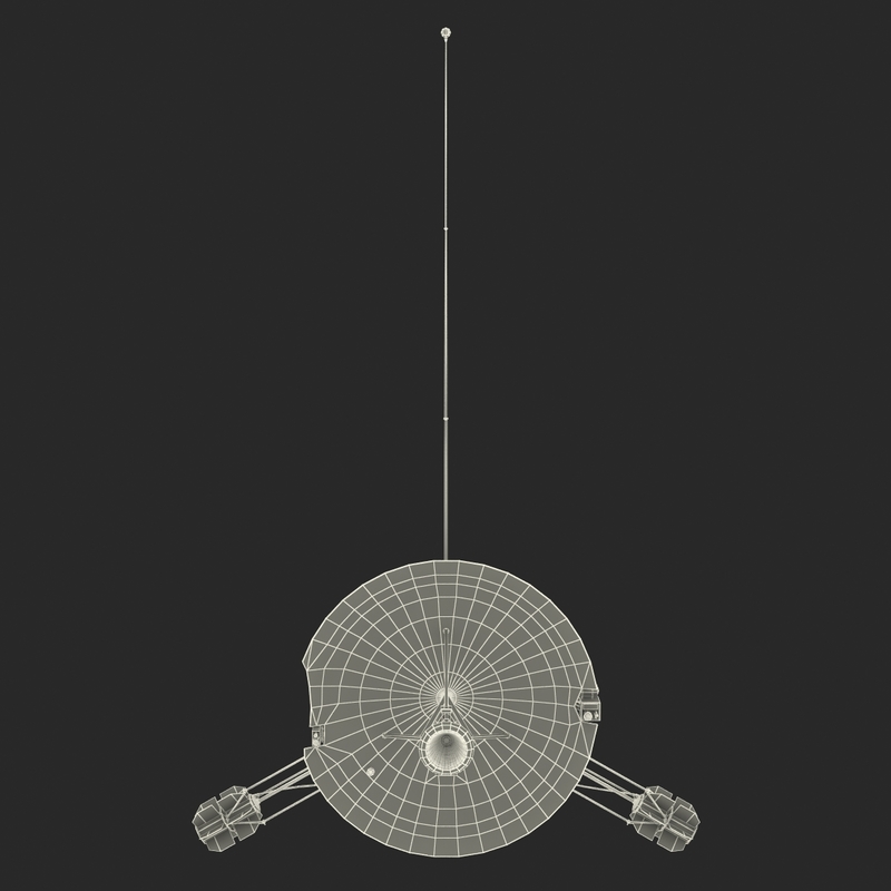 robotic space probe pioneer c4d