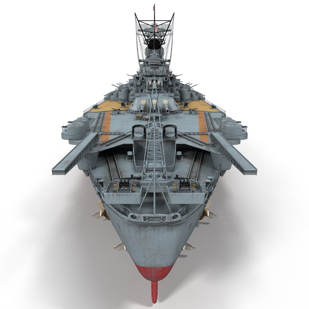 3d japanese battleship yamato model