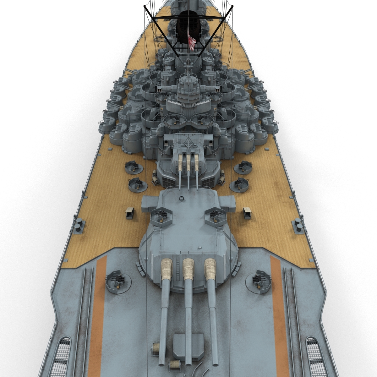 3d japanese battleship yamato model