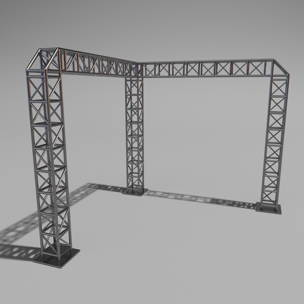 truss metal 3d model