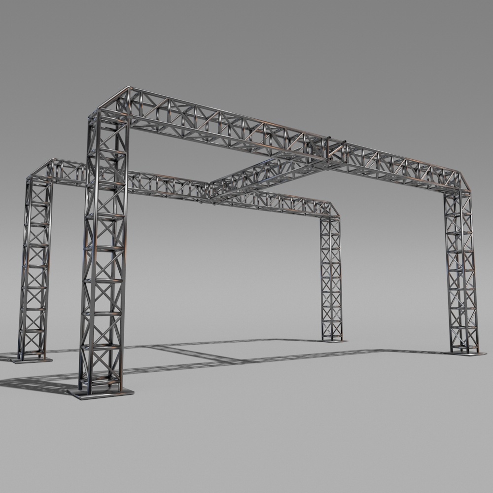 truss metal 3d model