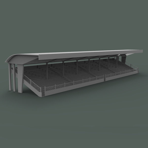 3d model of bleachers