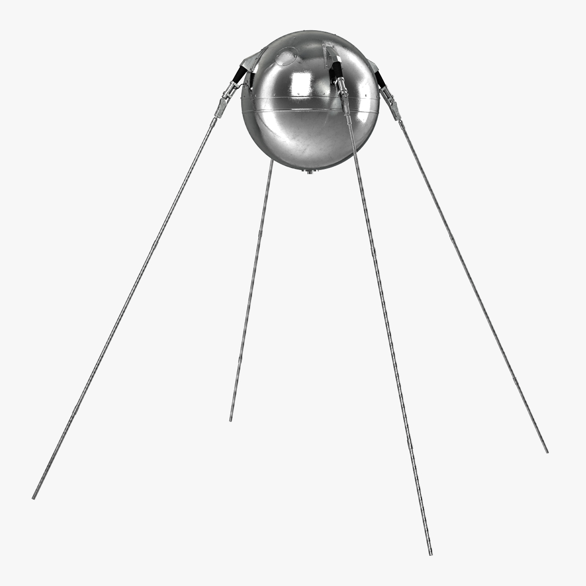 3d model sputnik 1