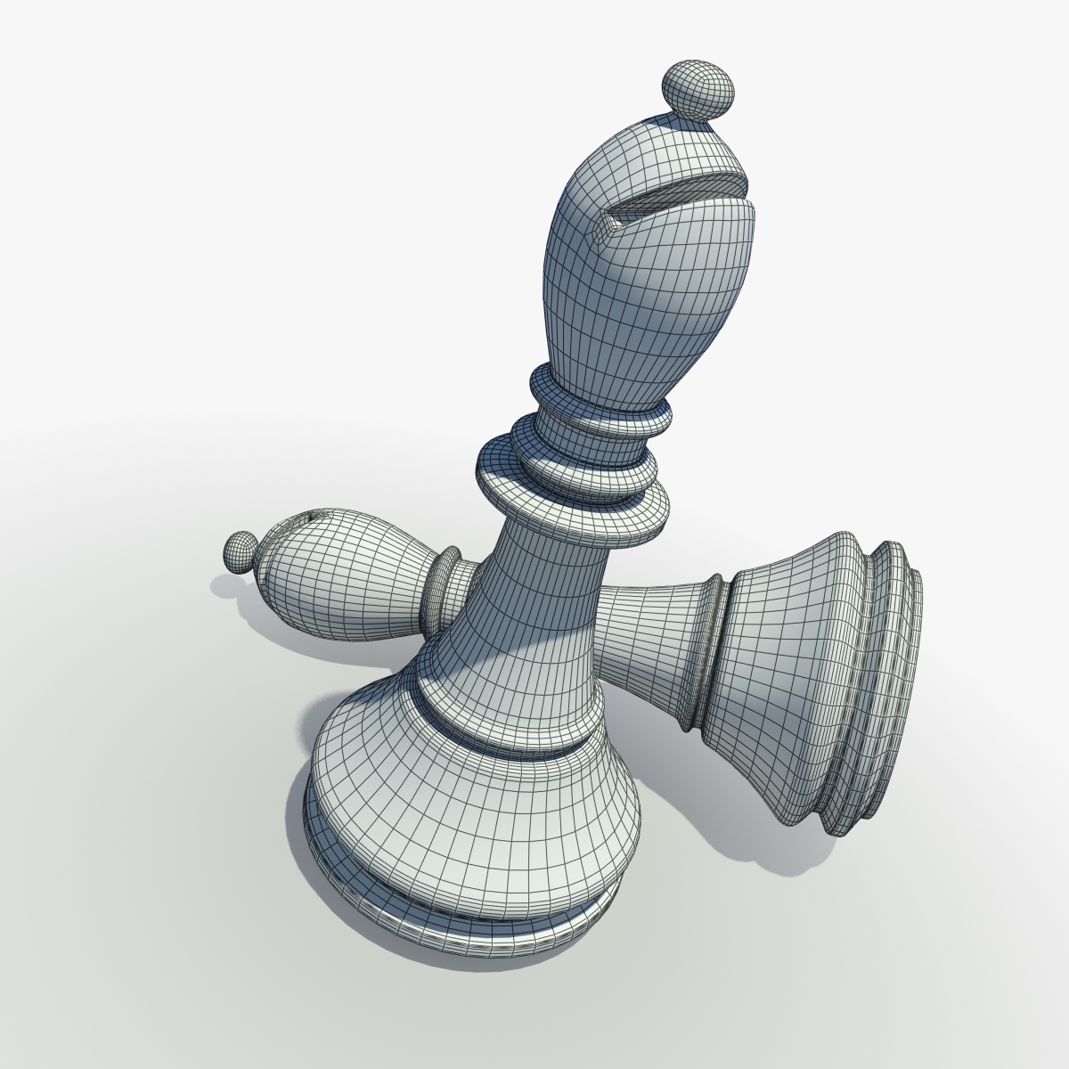 chess bishop 3d model
