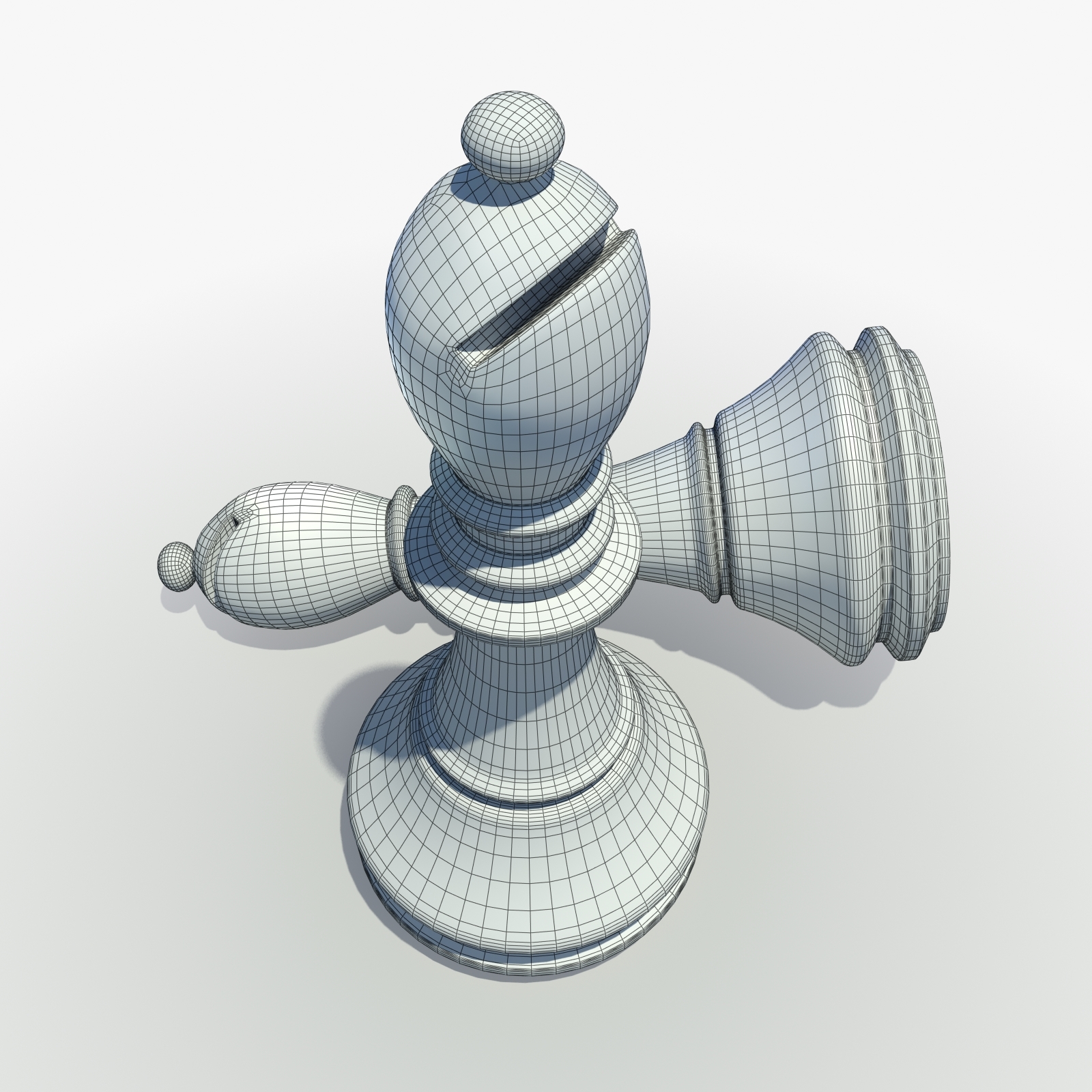 chess bishop 3d model