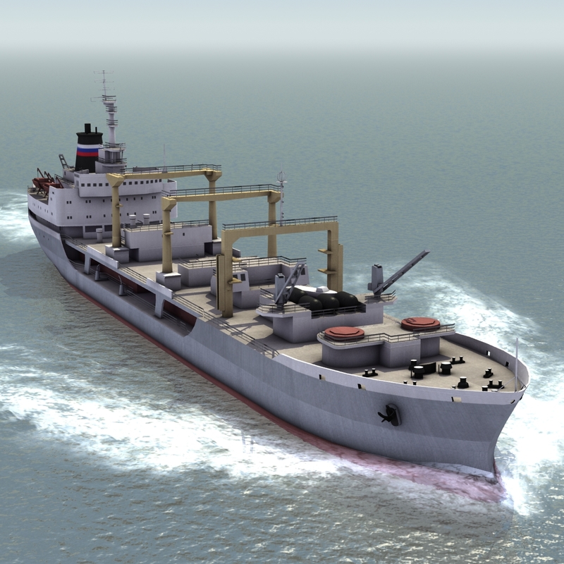 ivan bubnov fleet oiler 3d model