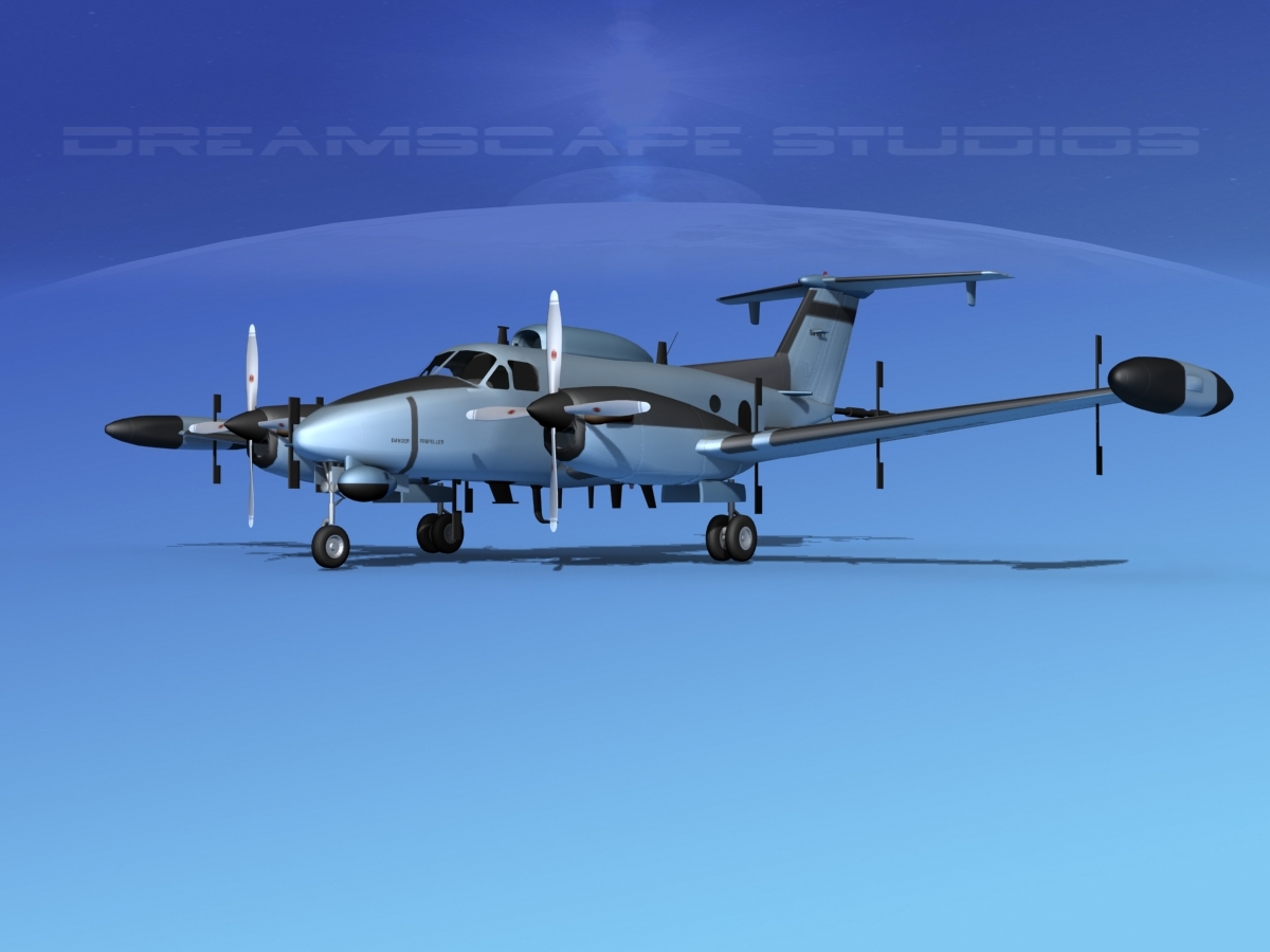 propellers rc-12n guardrail 3d obj