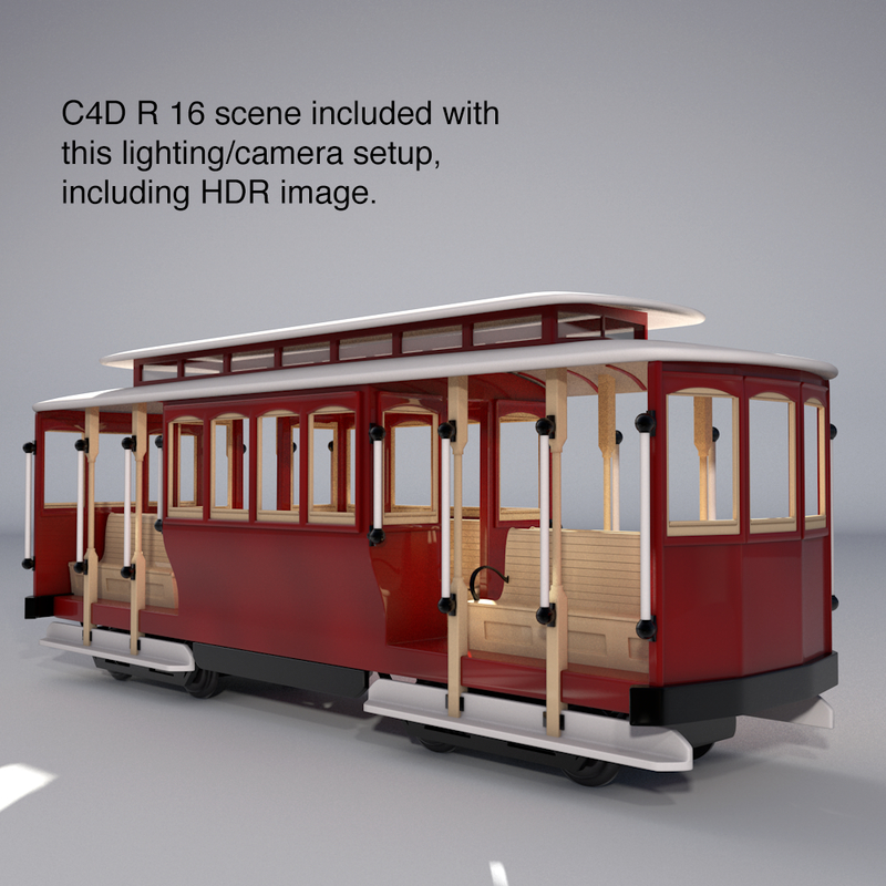 3d model of cable car