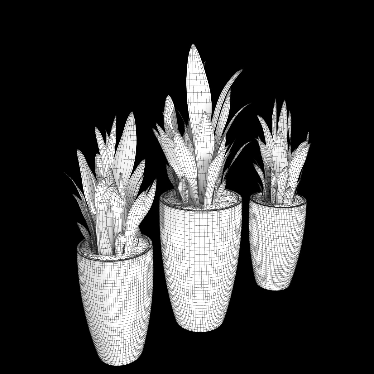 outdoor plants gardening 3d max