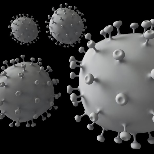 hiv aids virus 3d model