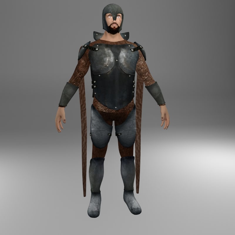 modelo 3d Guerrero medieval masculino - TurboSquid 856691
