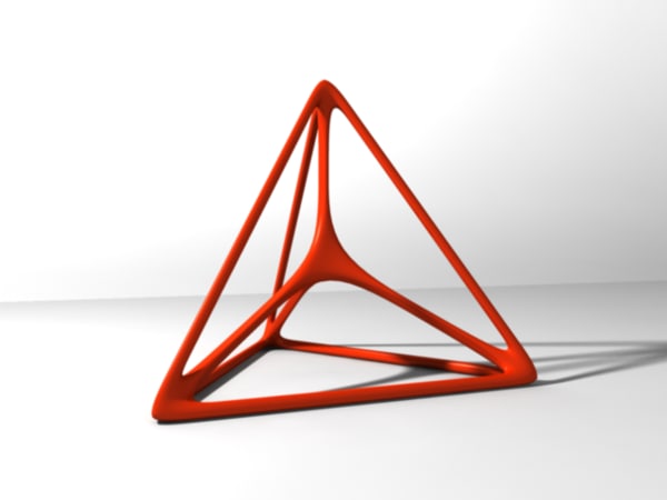 Tetraeder glatt 3D-Modell - TurboSquid 864866