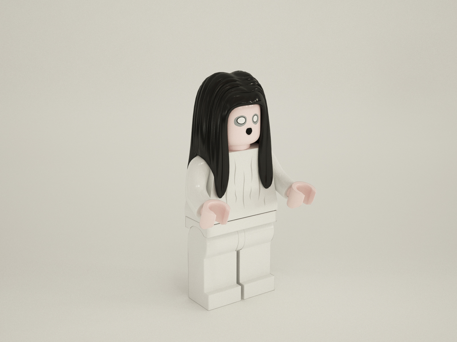lego woman 3d max