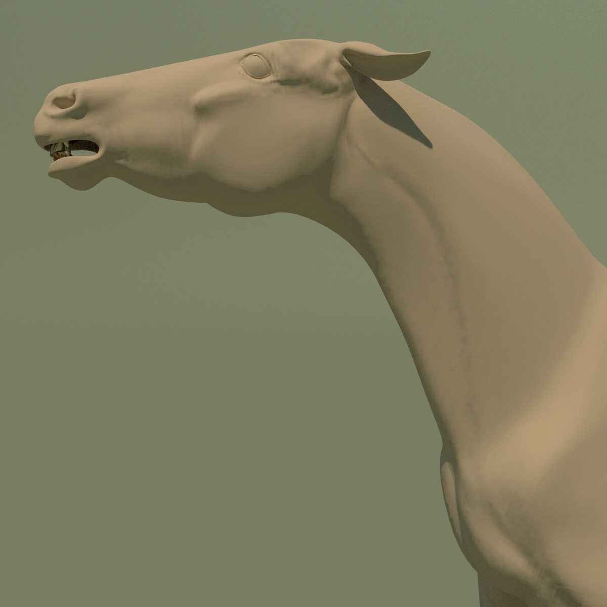 blender horse animations colour 3d 3ds