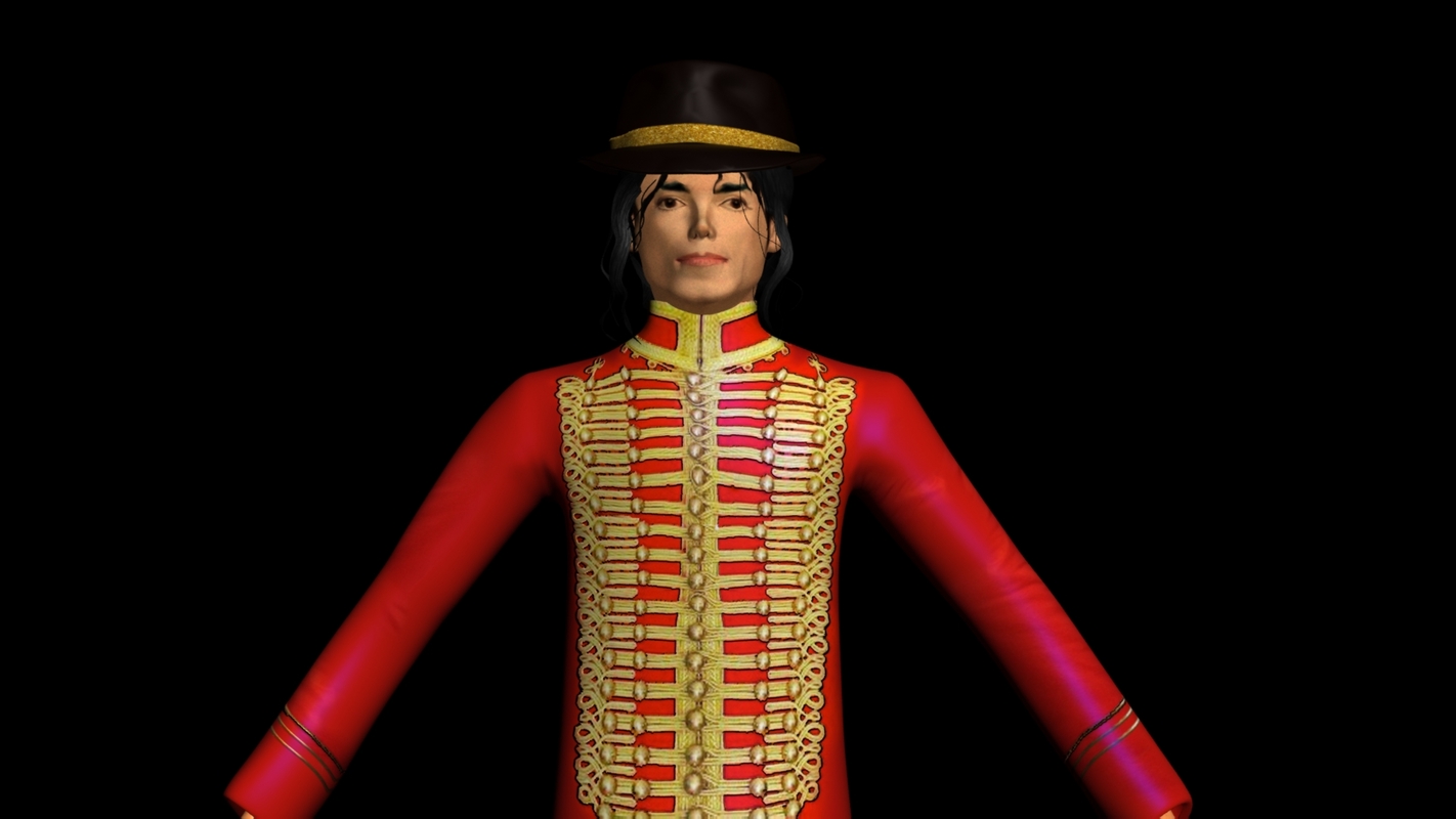 3d model michael jackson animation