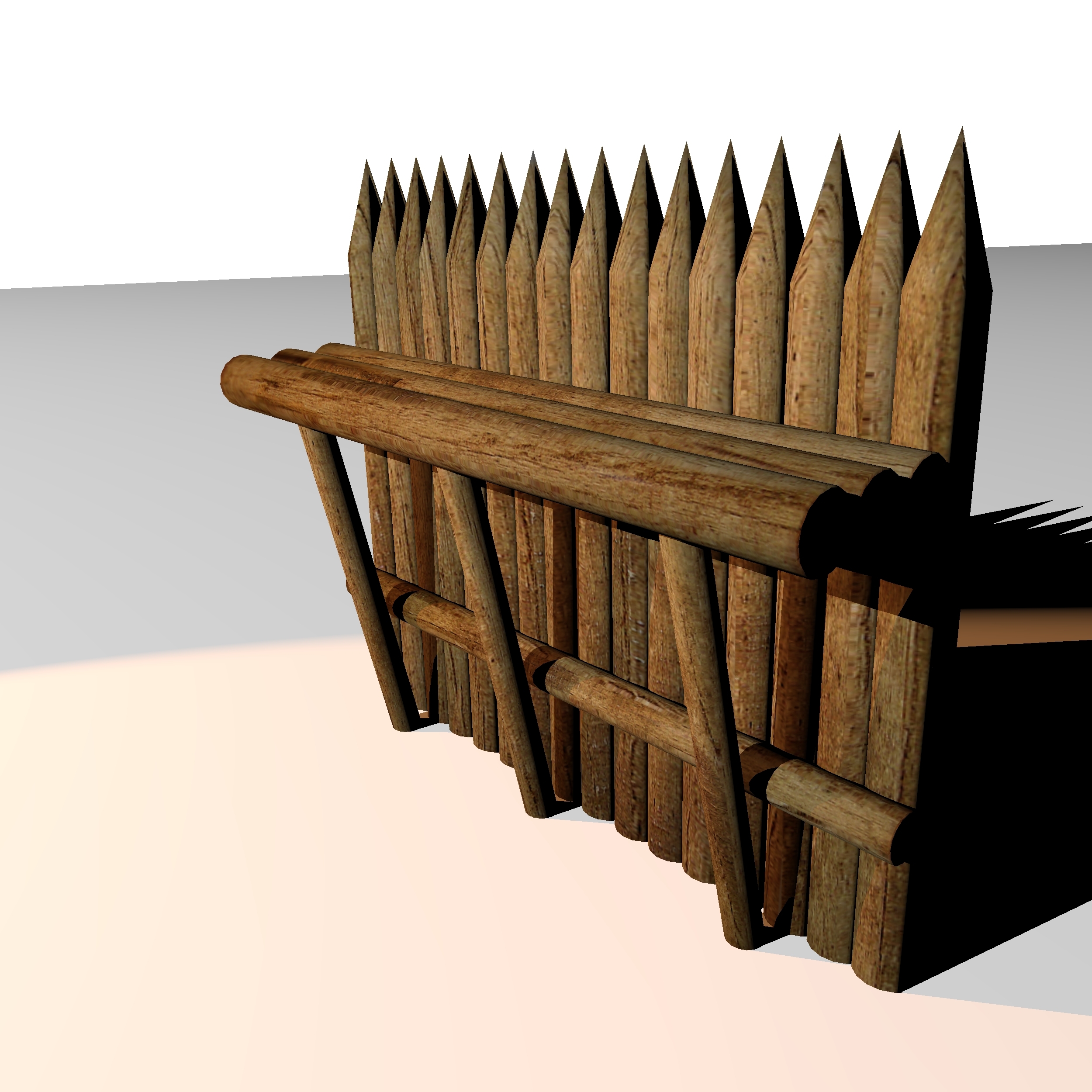 3d wall defence model