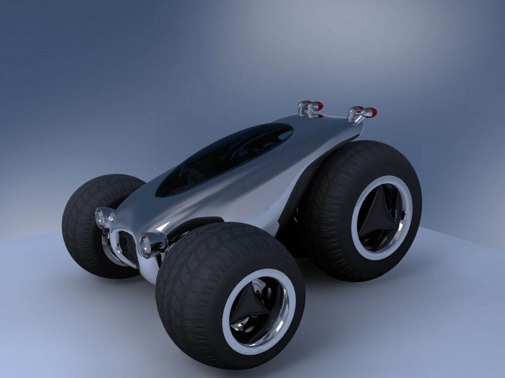 3d model concept car