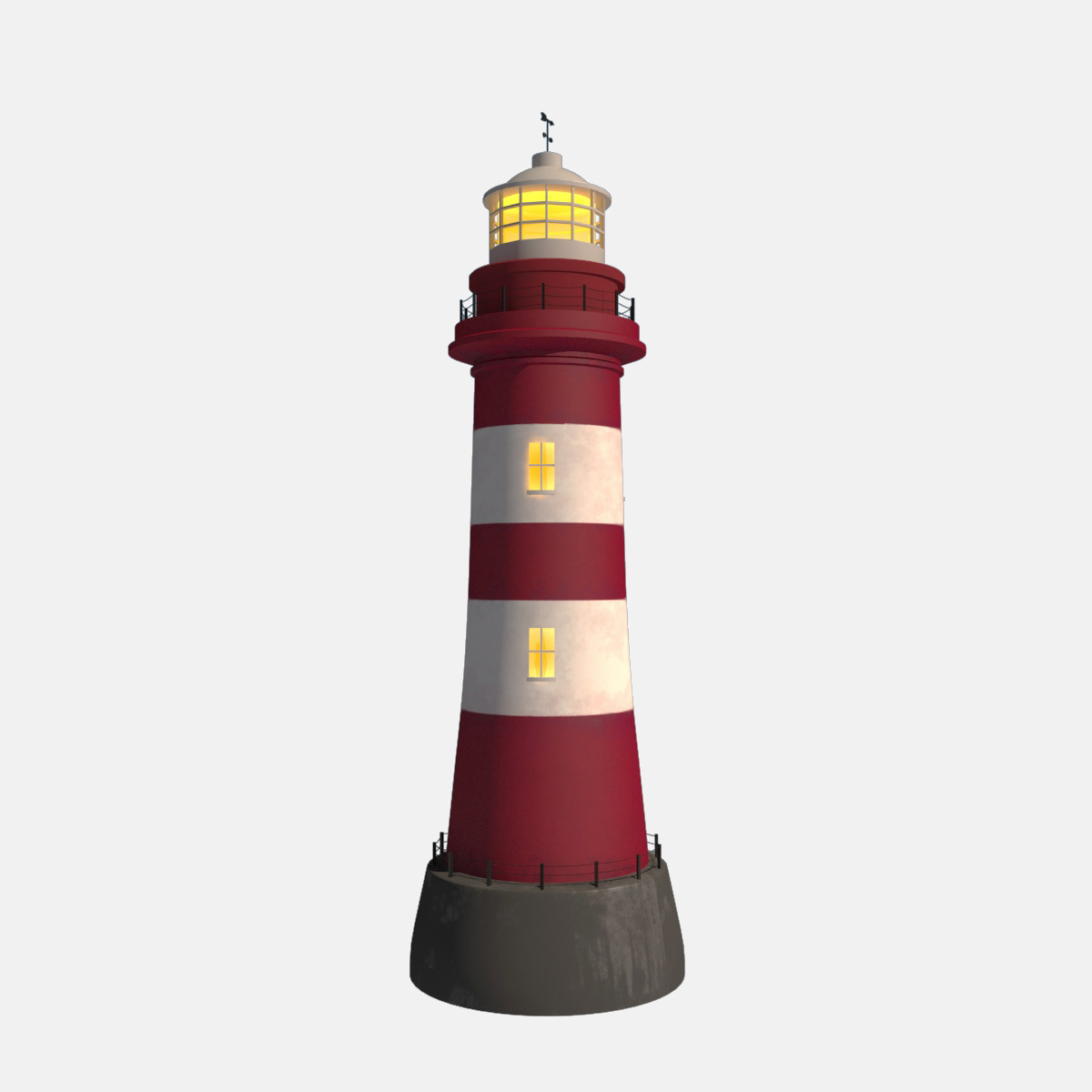 lighthouse 3d max