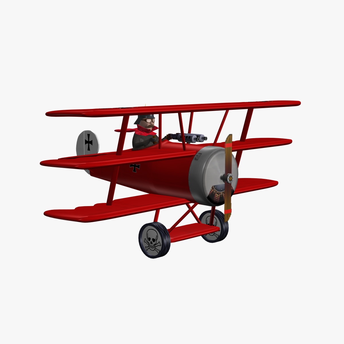 red baron 3d model