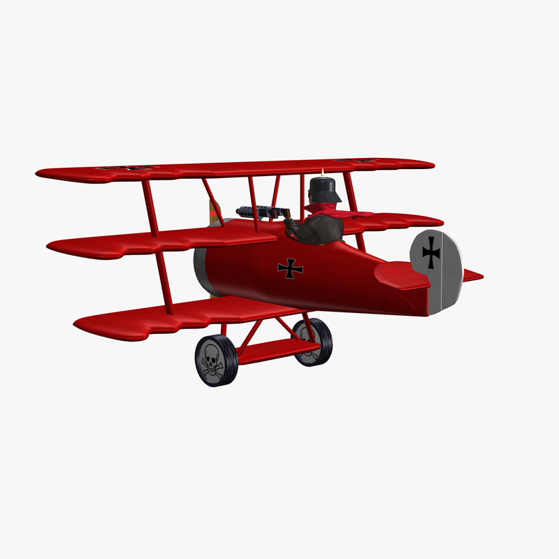 red baron 3d model