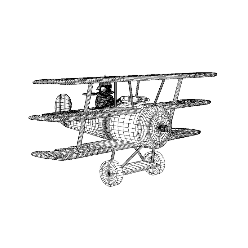 red baron 3d model