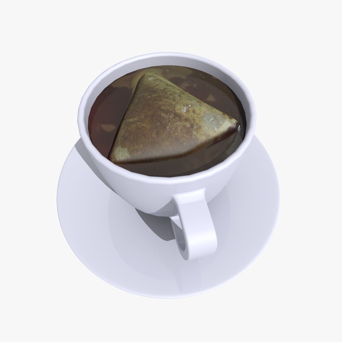 3d tea cups
