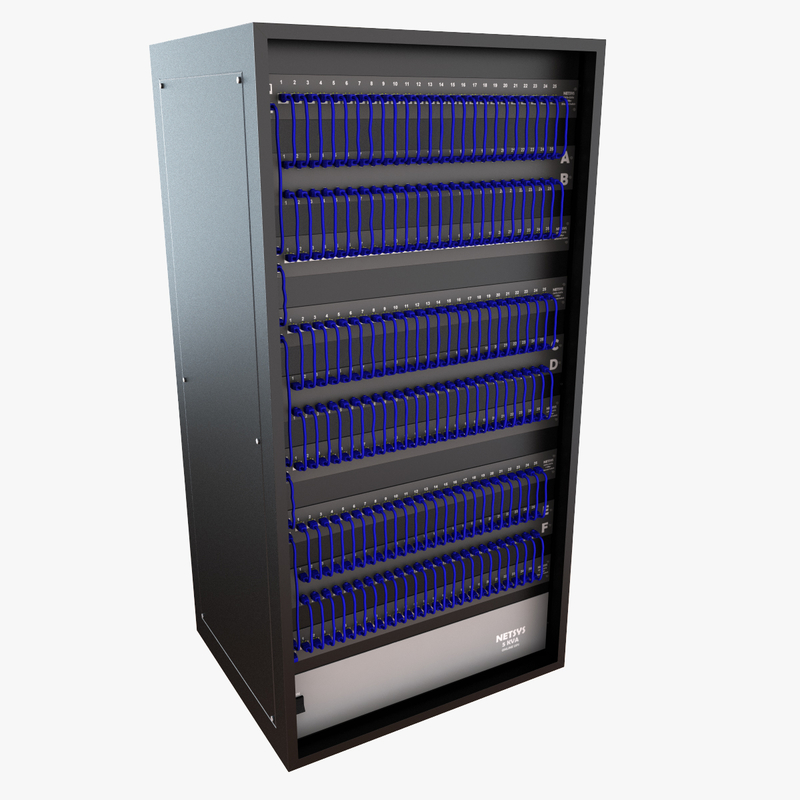 3d server rack model
