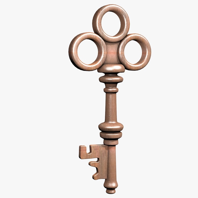 3d old key model