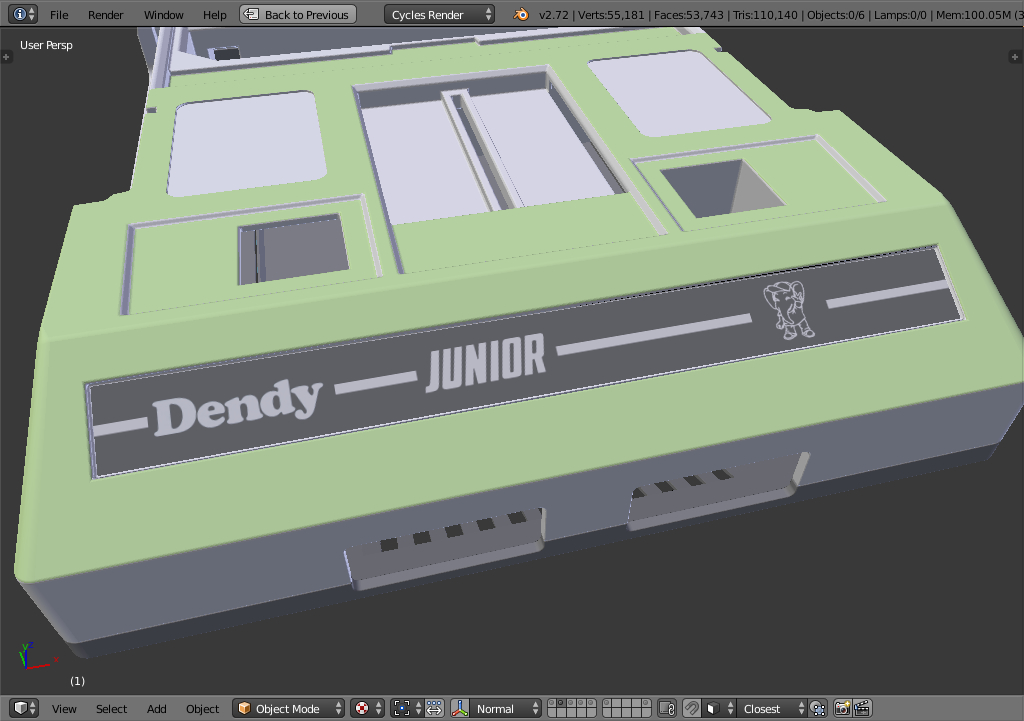 3d console dendy