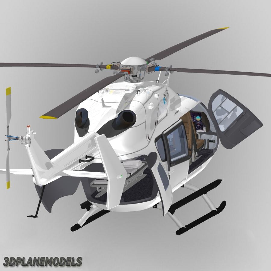 3d eurocopter ec 145 ec-145 model