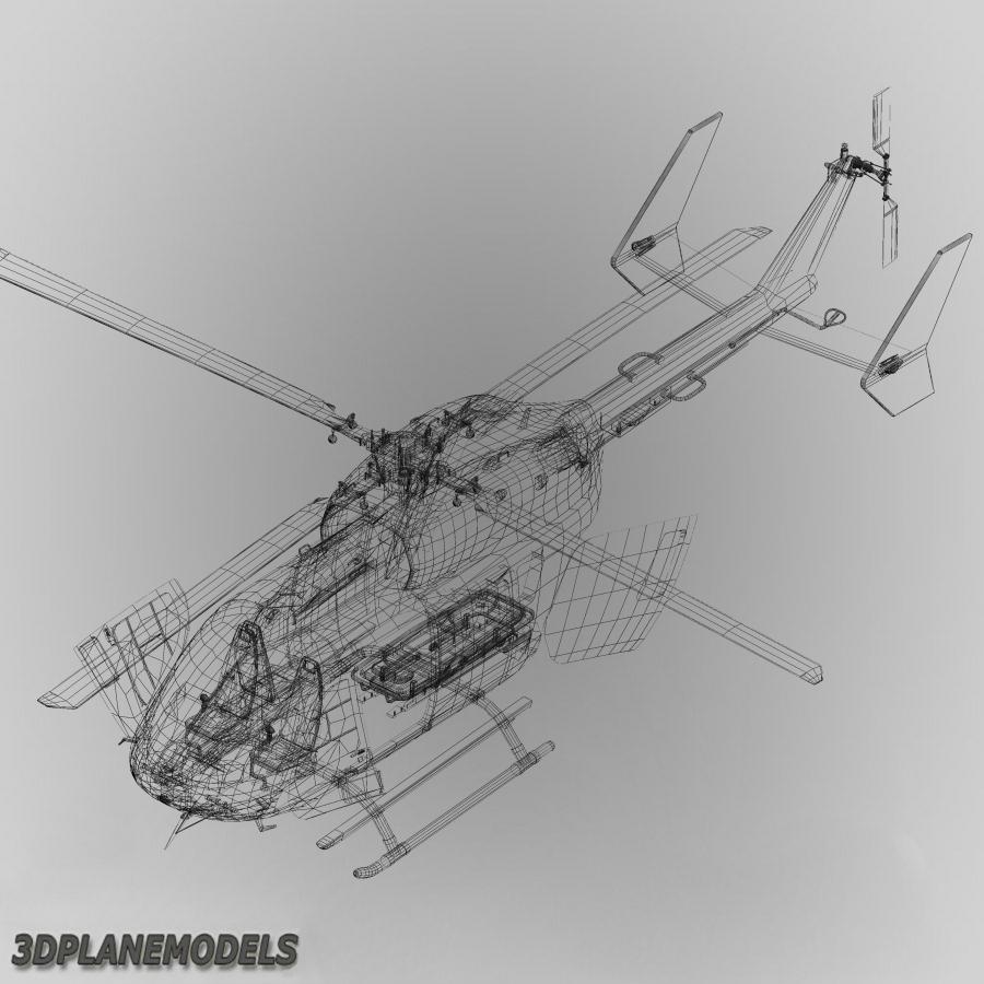 3d eurocopter ec 145 ec-145 model