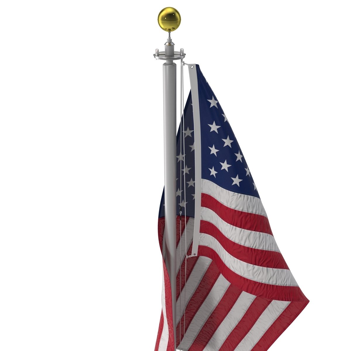 3ds flagpole 3