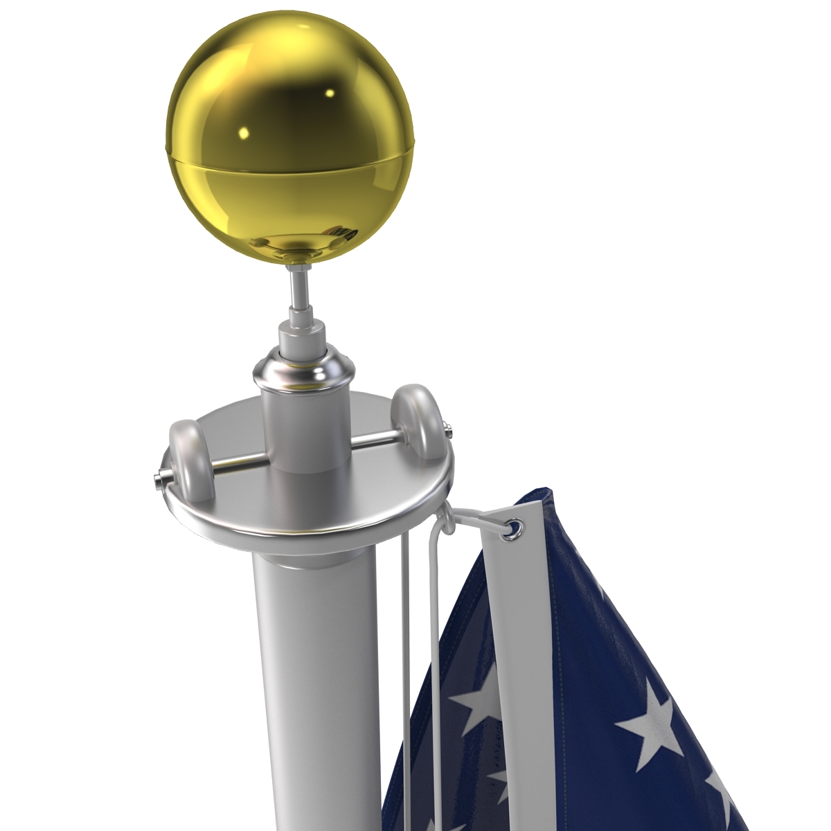 3ds flagpole 3