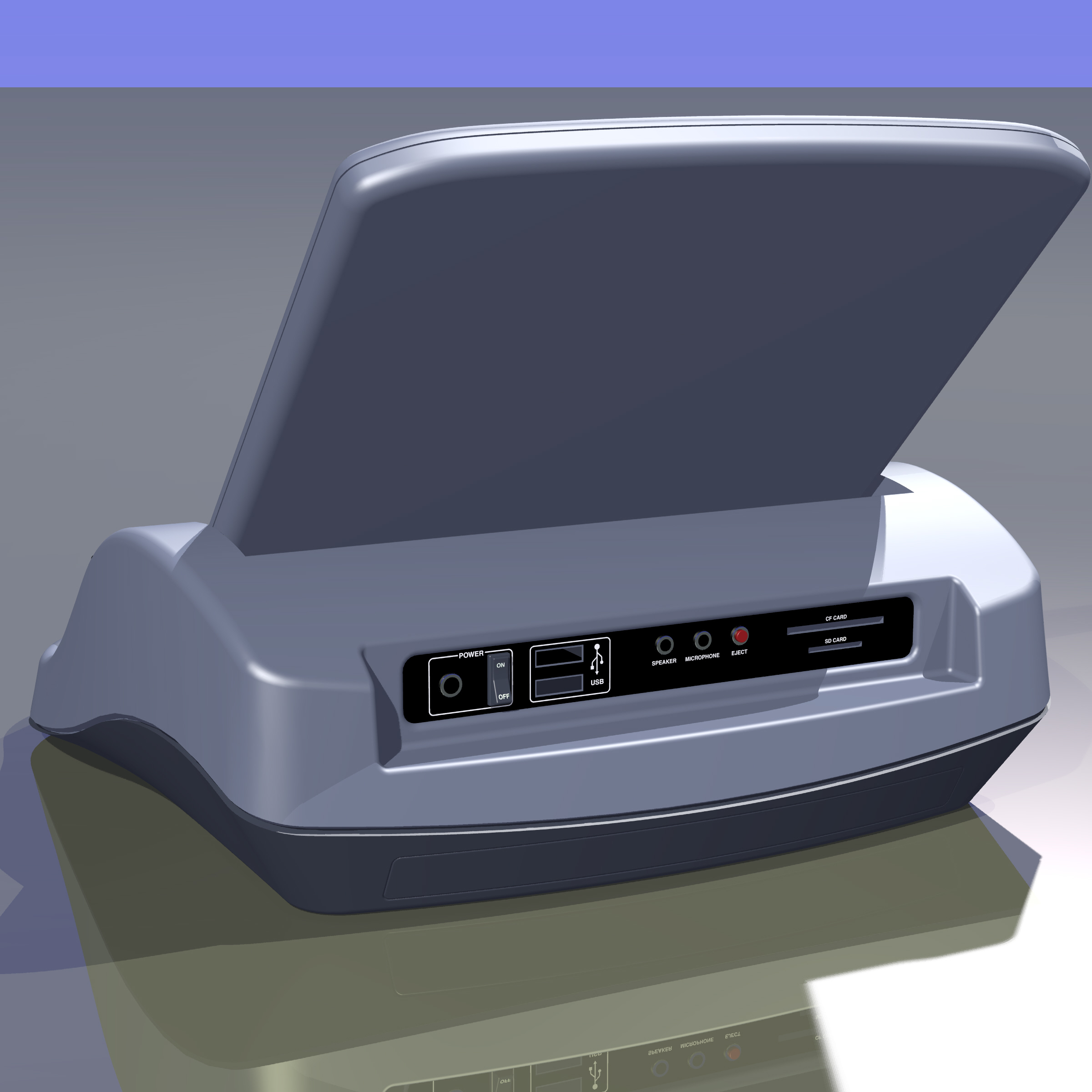 stenotype machine 3d model