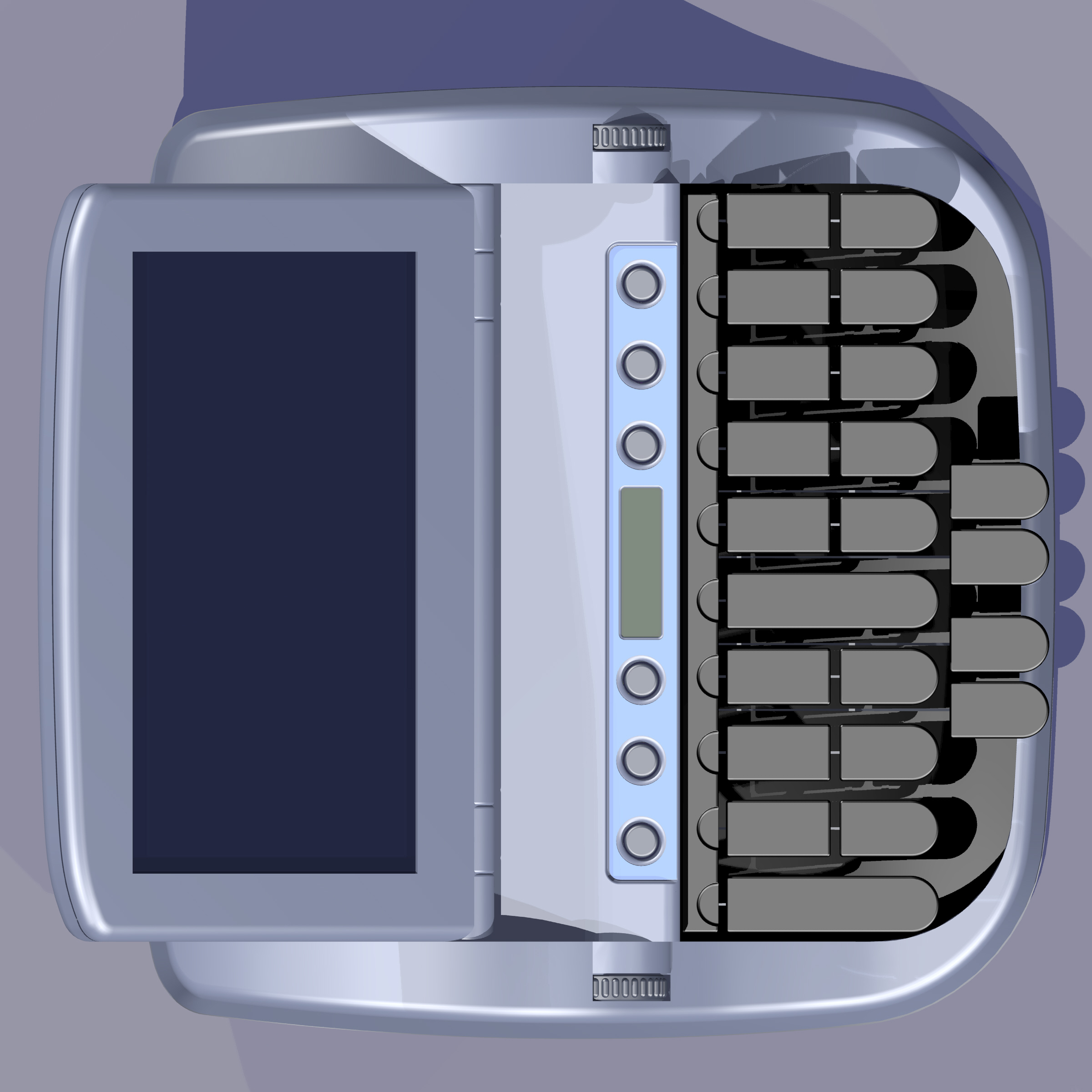 stenotype machine 3d model