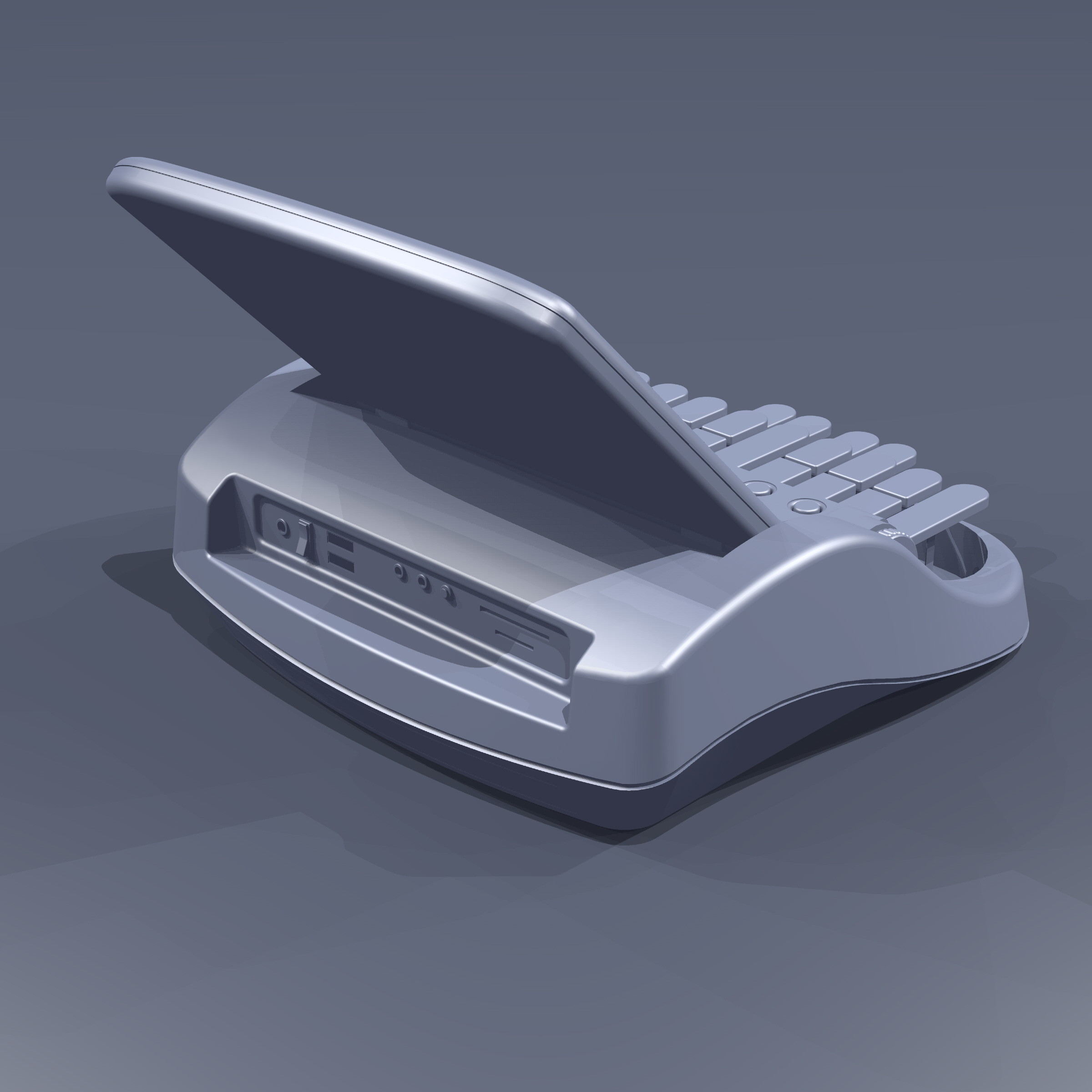 stenotype machine 3d model