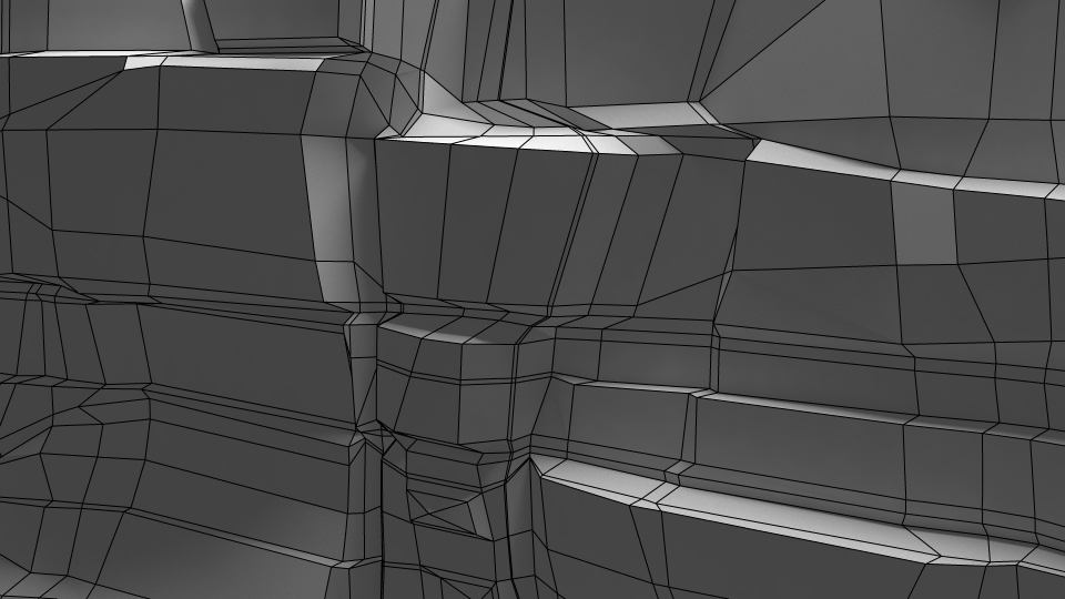 3ds max rock surface