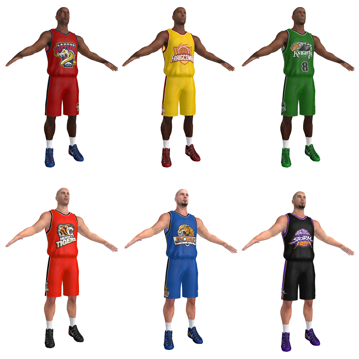 basketball player 3d model