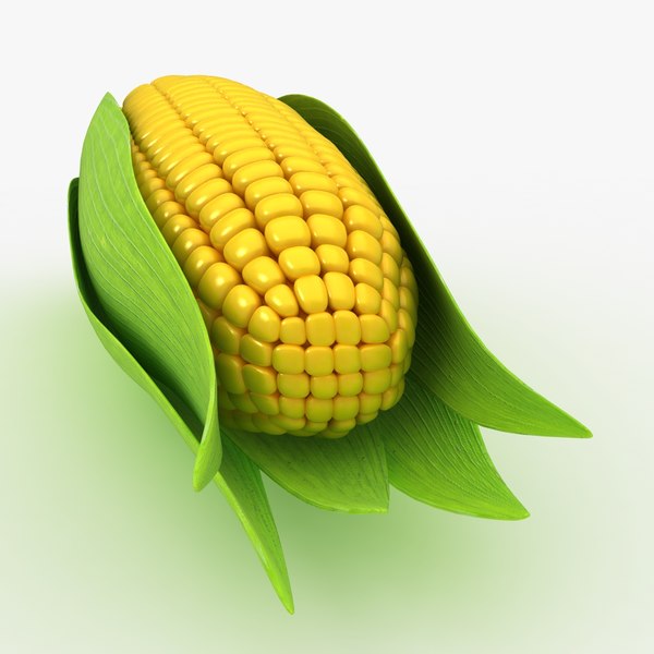3d realistic corn