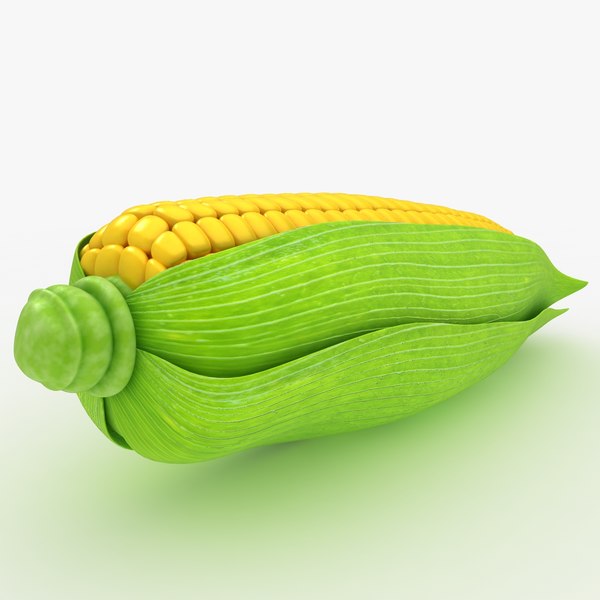 3d realistic corn