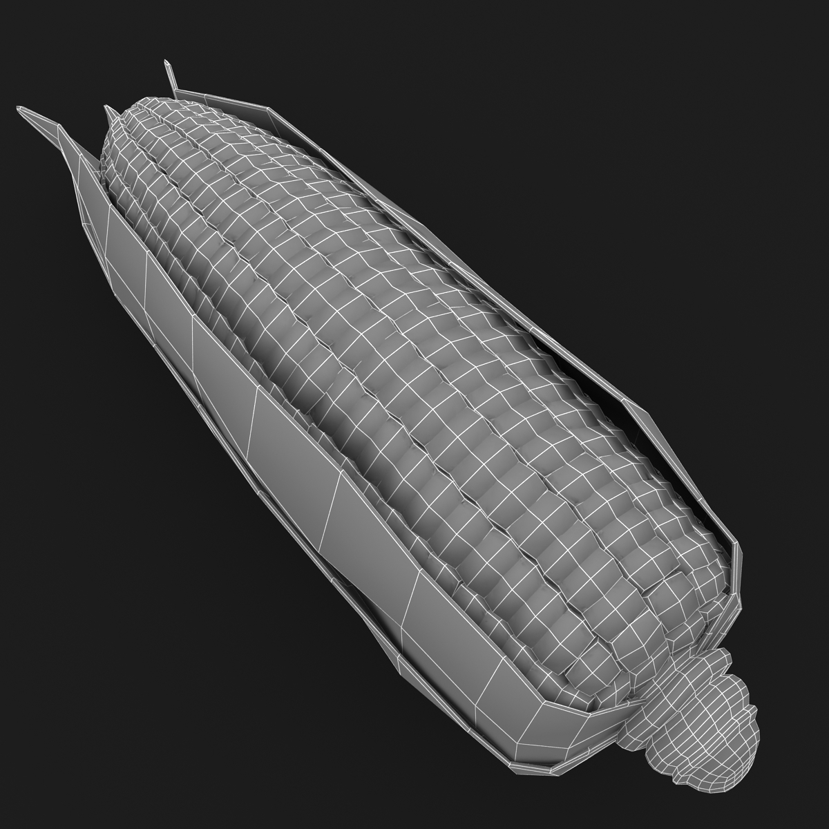 3d realistic corn