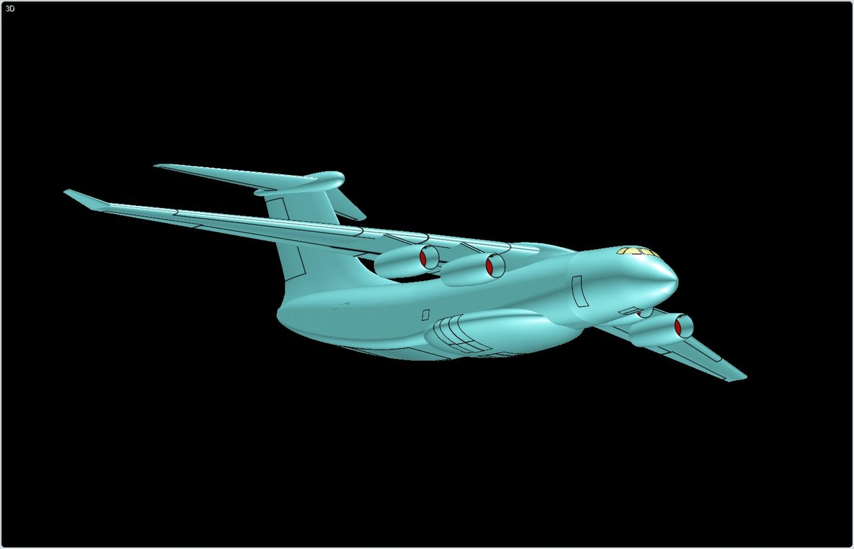 3ds max china y-20 transport aircraft