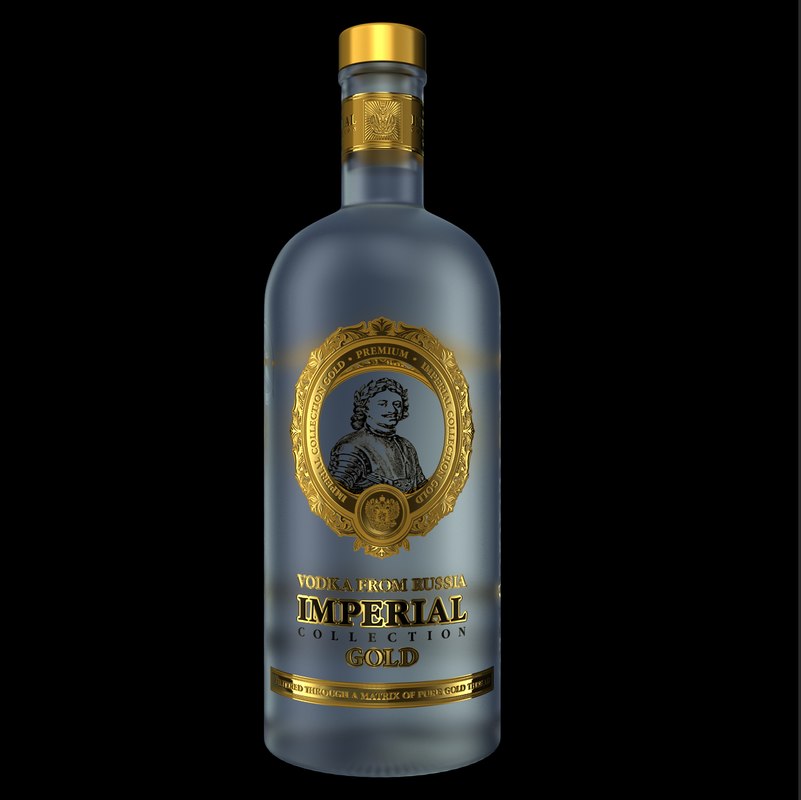 vodka imperial 3d model
