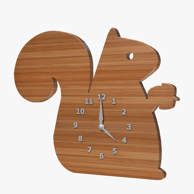 3ds max squirrel clock