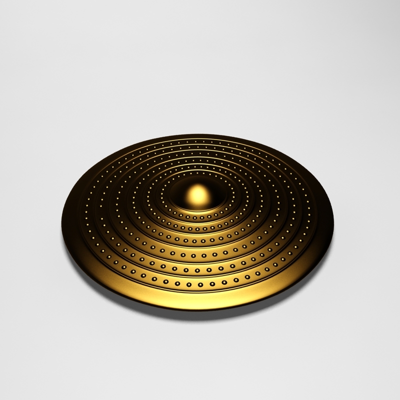 bronze age shield 3d model