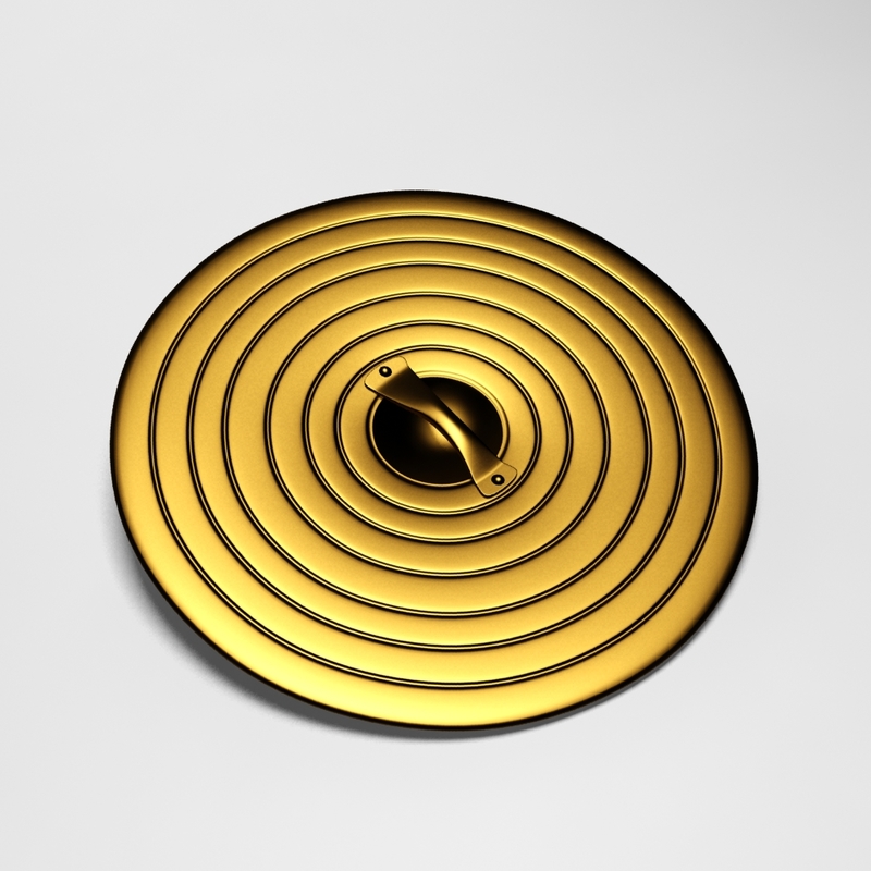 bronze age shield 3d model