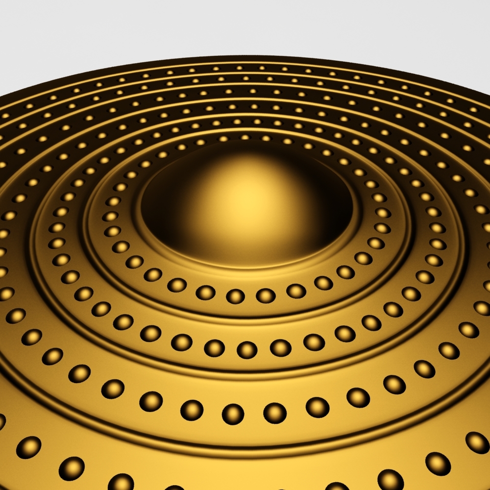 bronze age shield 3d model